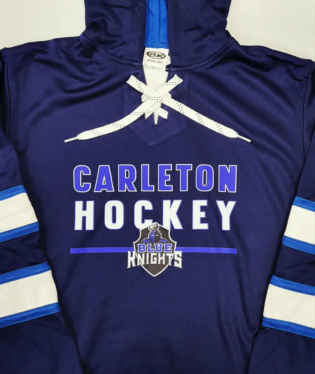 Carleton Blue Knights Dry Fit Hockey Hoodie – King Sports